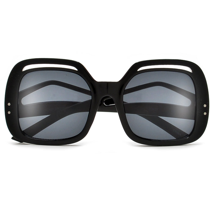 Oversize Ultra Edgy Side Window Temple Sunnies $ 8.95