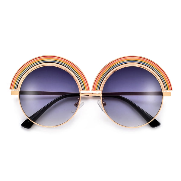 Chunky Block Frame Round Lens Sunnies $ 6.95